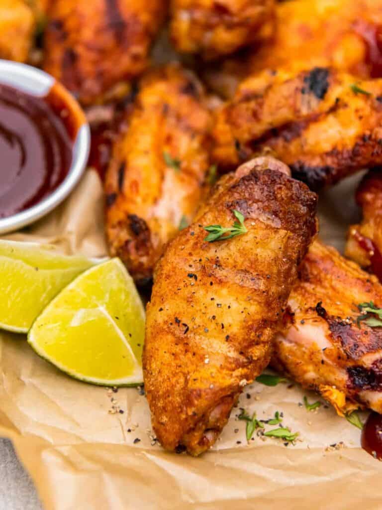 Grilled Chicken Wings Recipe - The Cookie Rookie®