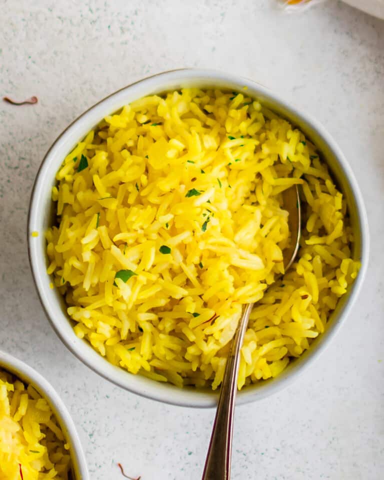 Saffron Rice Recipe - The Cookie Rookie®