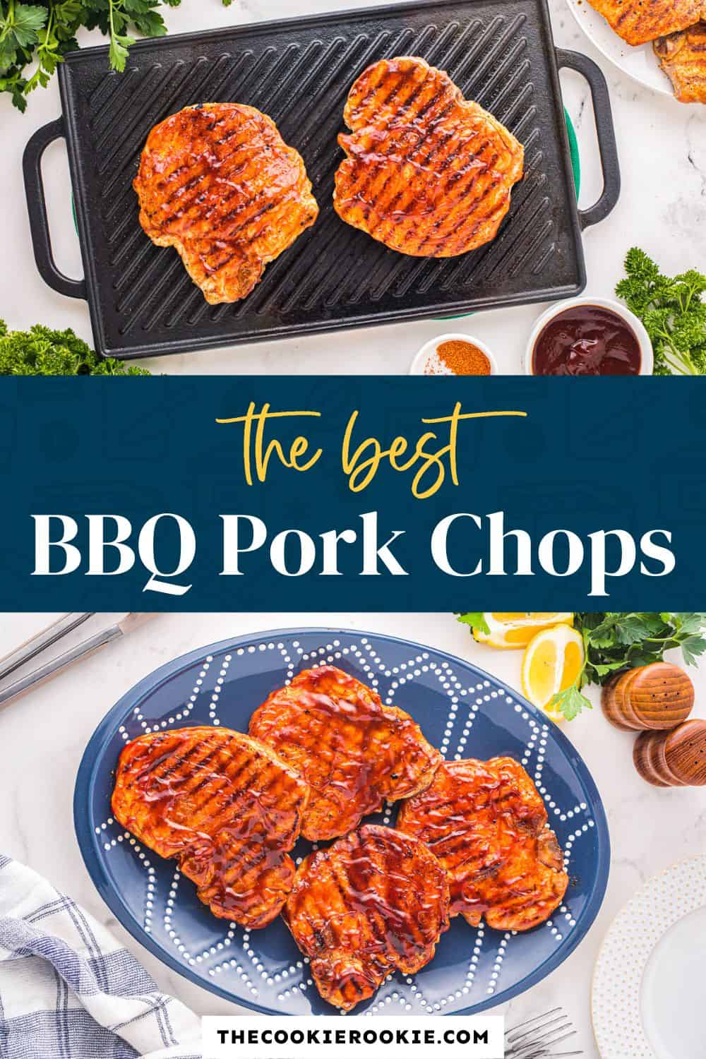 BBQ Pork Chops (Grilled) Recipe - The Cookie Rookie®