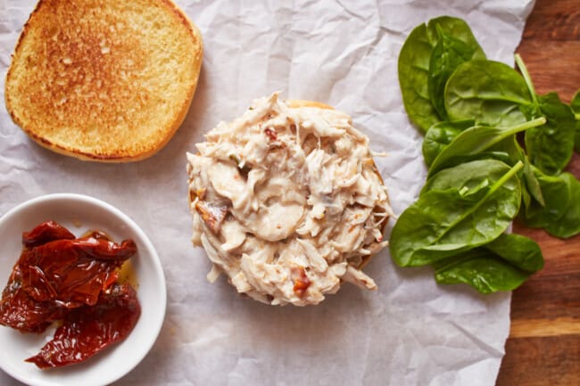 Chicken Alfredo Sandwich - The Cookie Rookie®