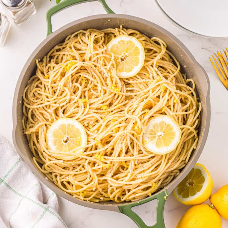 Lemon Pasta Recipe (Pasta al Limone) - The Cookie Rookie®