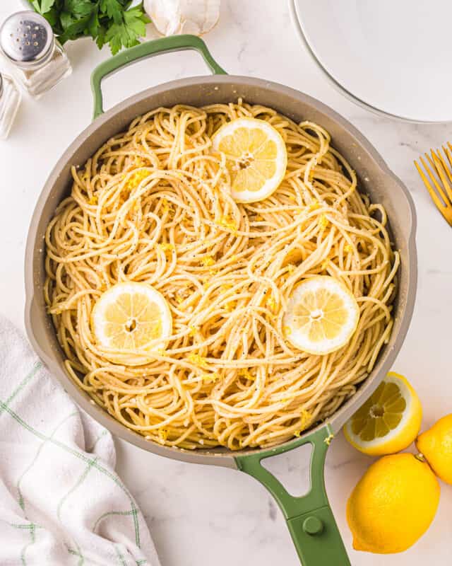 Lemon Pasta Recipe (Pasta al Limone) - The Cookie Rookie®