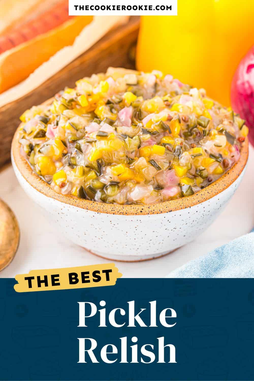 Pickle Relish Recipe - The Cookie Rookie®