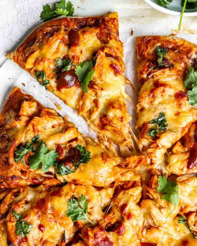 BBQ Chicken Pizza Recipe - The Cookie Rookie®