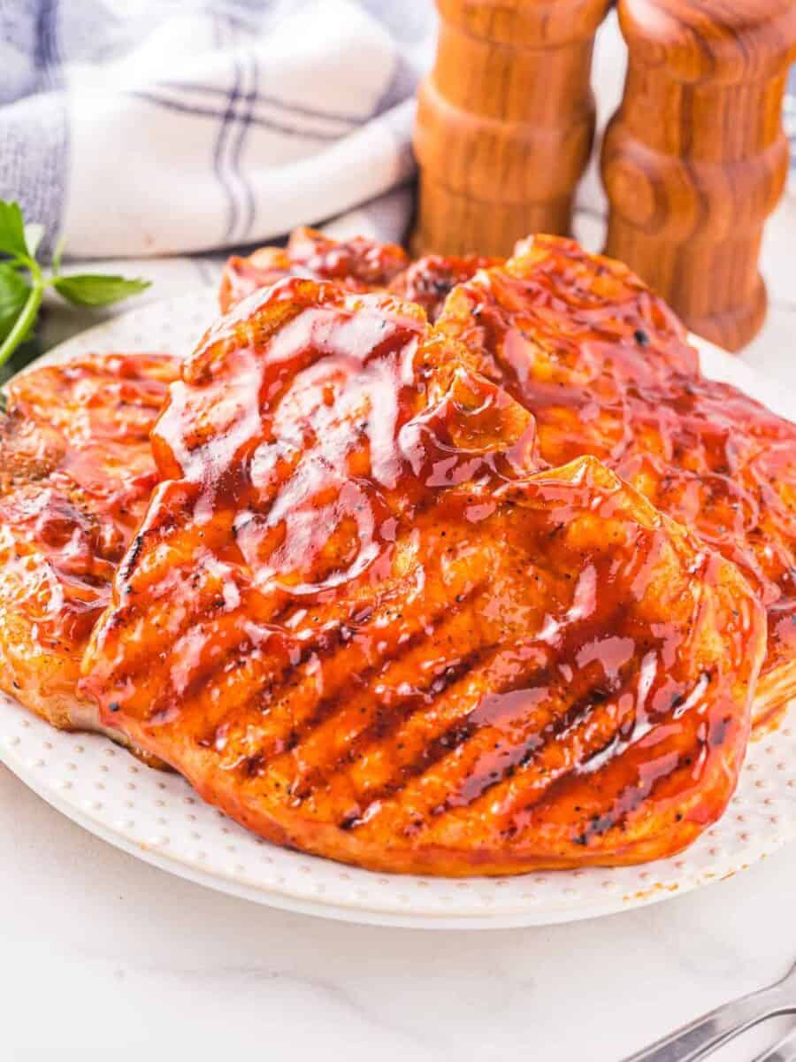BBQ Pork Chops (Grilled) Recipe - The Cookie Rookie®