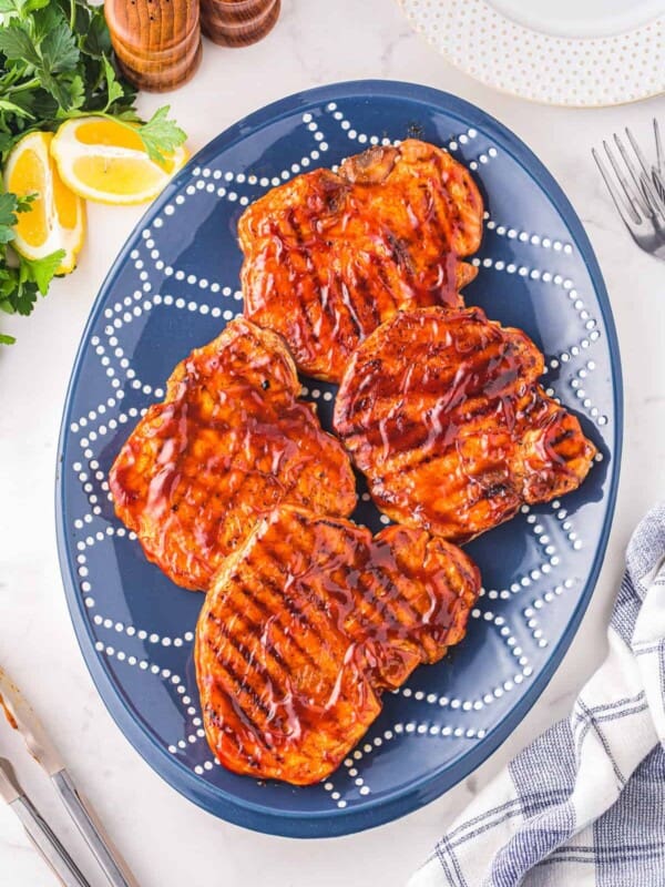 BBQ Pork Chops (Grilled) Recipe - The Cookie Rookie®