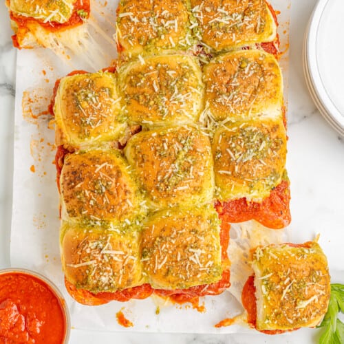 Pizza Sliders Recipe - The Cookie Rookie®