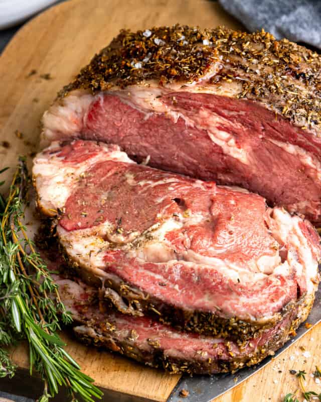 Garlic Butter Prime Rib Recipe - The Cookie Rookie®