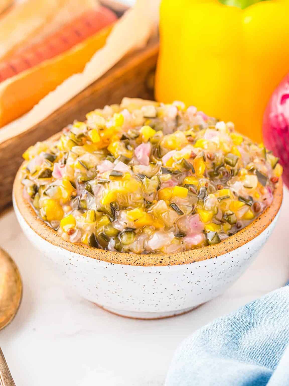 Pickle Relish Recipe - The Cookie Rookie®