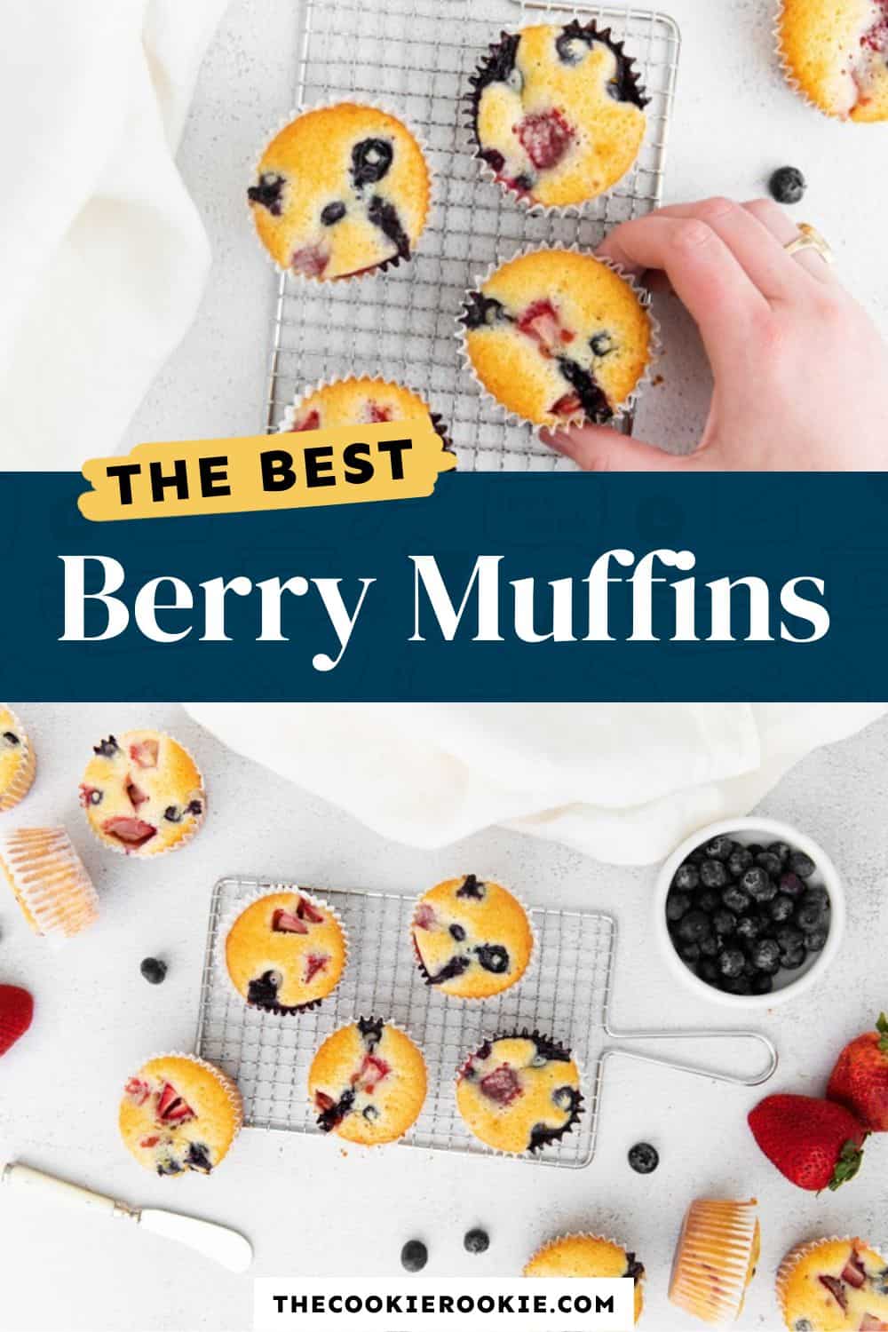 Mixed Berry Muffins Recipe - The Cookie Rookie®
