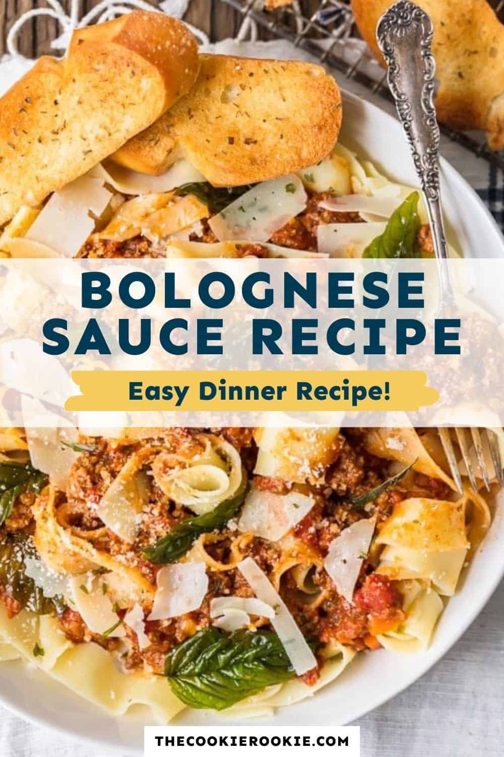Beef Bolognese Recipe - The Cookie Rookie®
