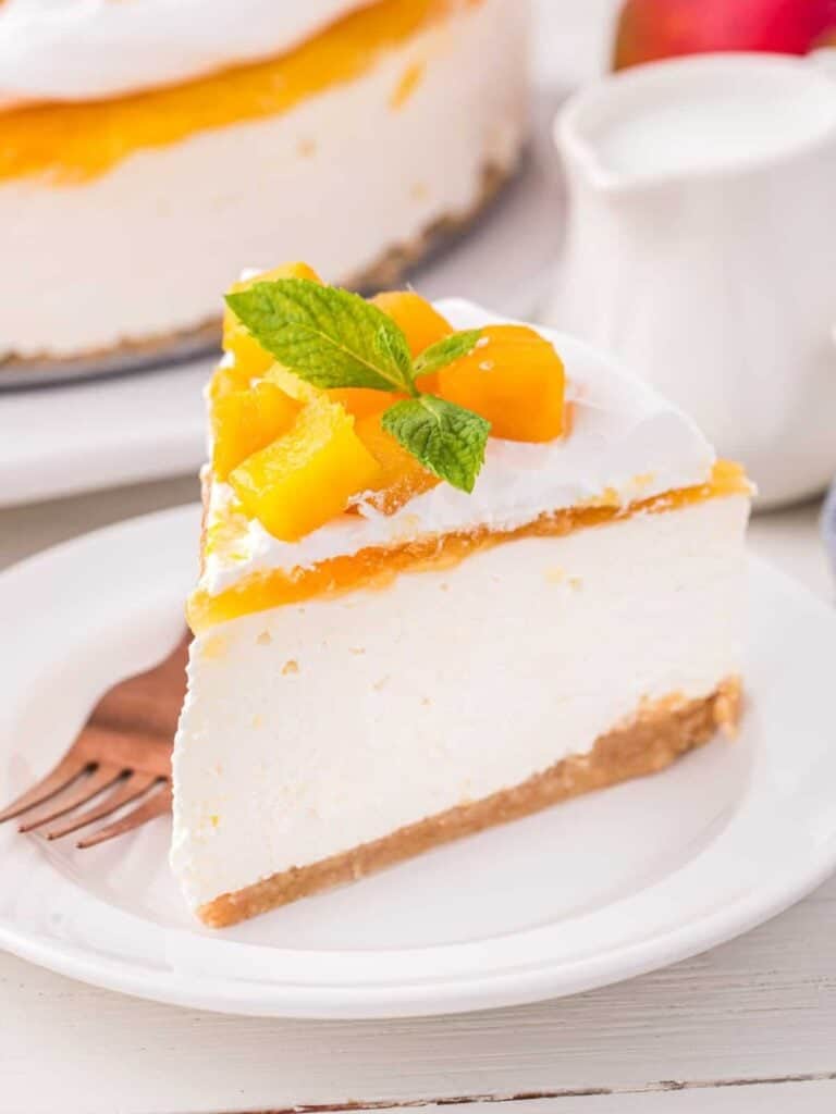 Mango Cheesecake (No Bake) Recipe - The Cookie Rookie®