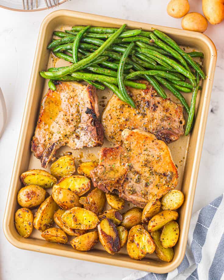 Sheet Pan Pork Chops Recipe - The Cookie Rookie®