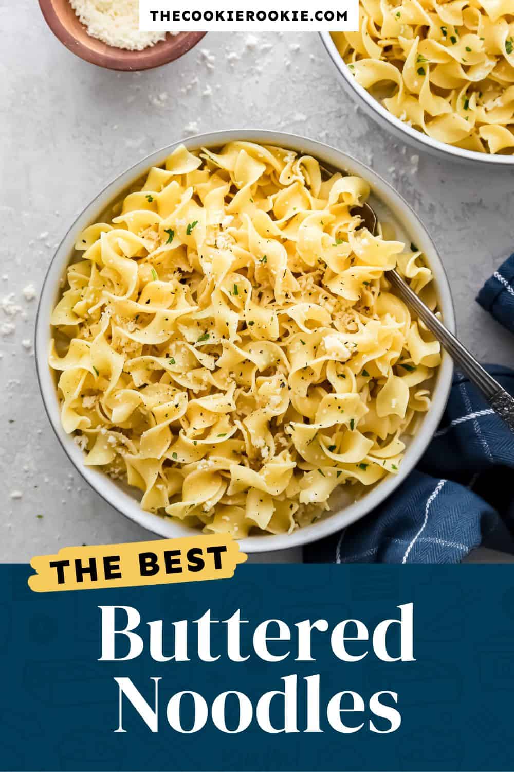Buttered Noodles Recipe - The Cookie Rookie®