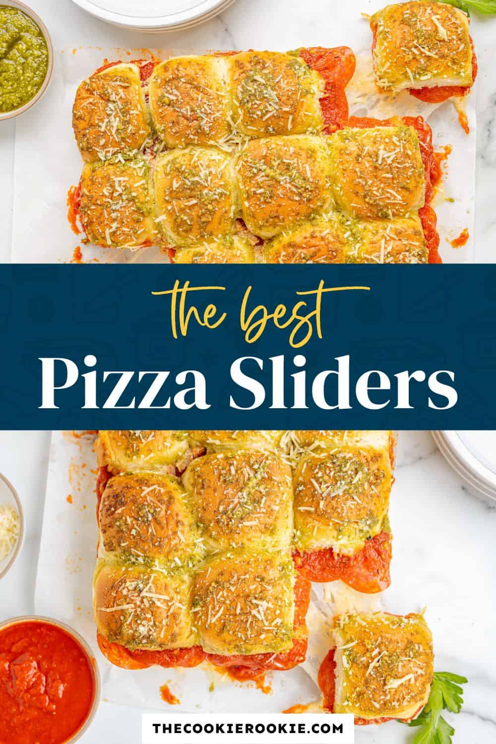 Pizza Sliders Recipe - The Cookie Rookie®