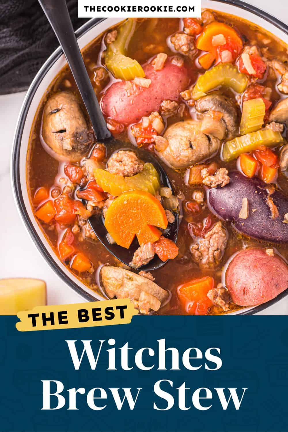 Slow Cooker Witches Brew Stew Recipe - The Cookie Rookie®
