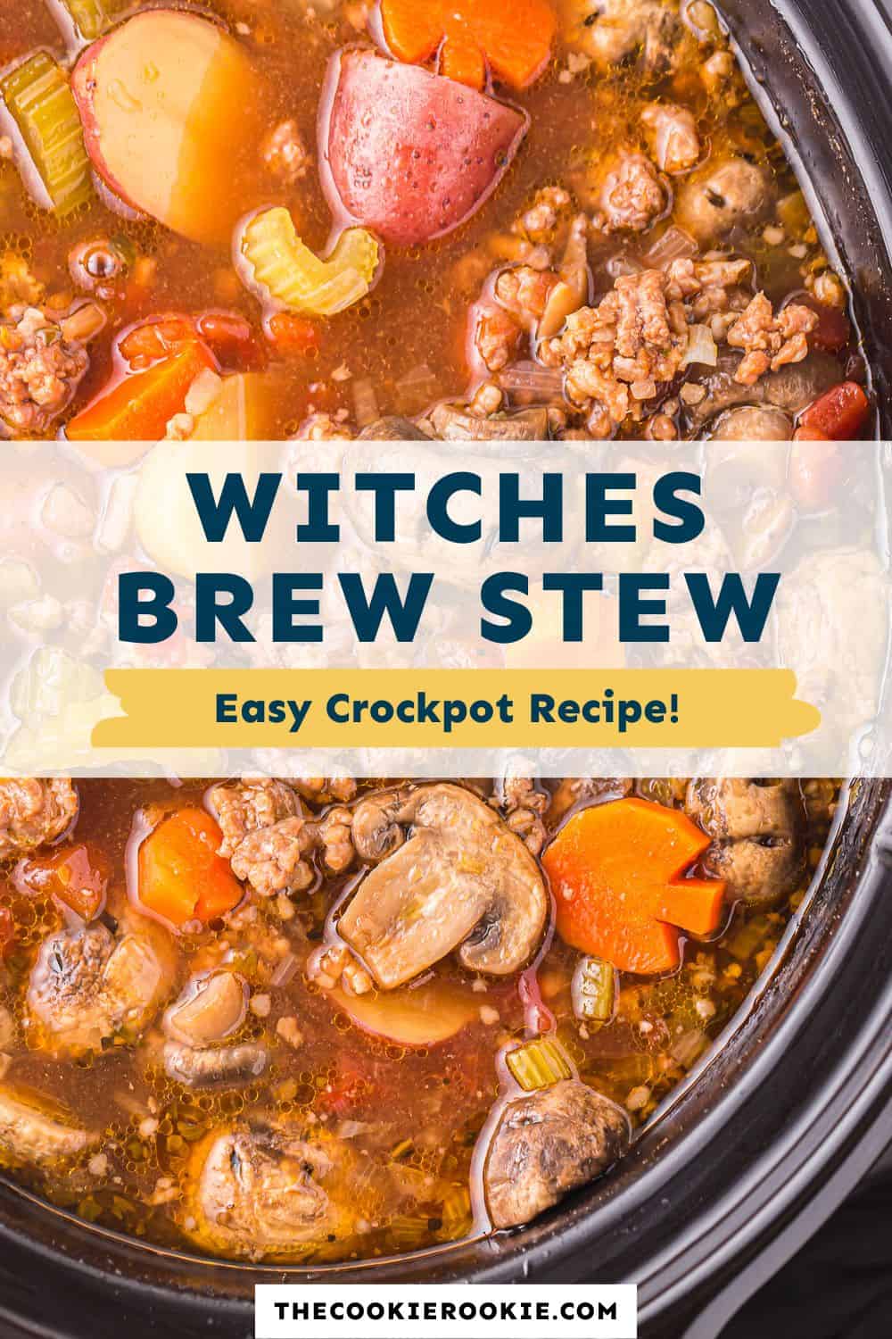 Slow Cooker Witches Brew Stew Recipe - The Cookie Rookie®