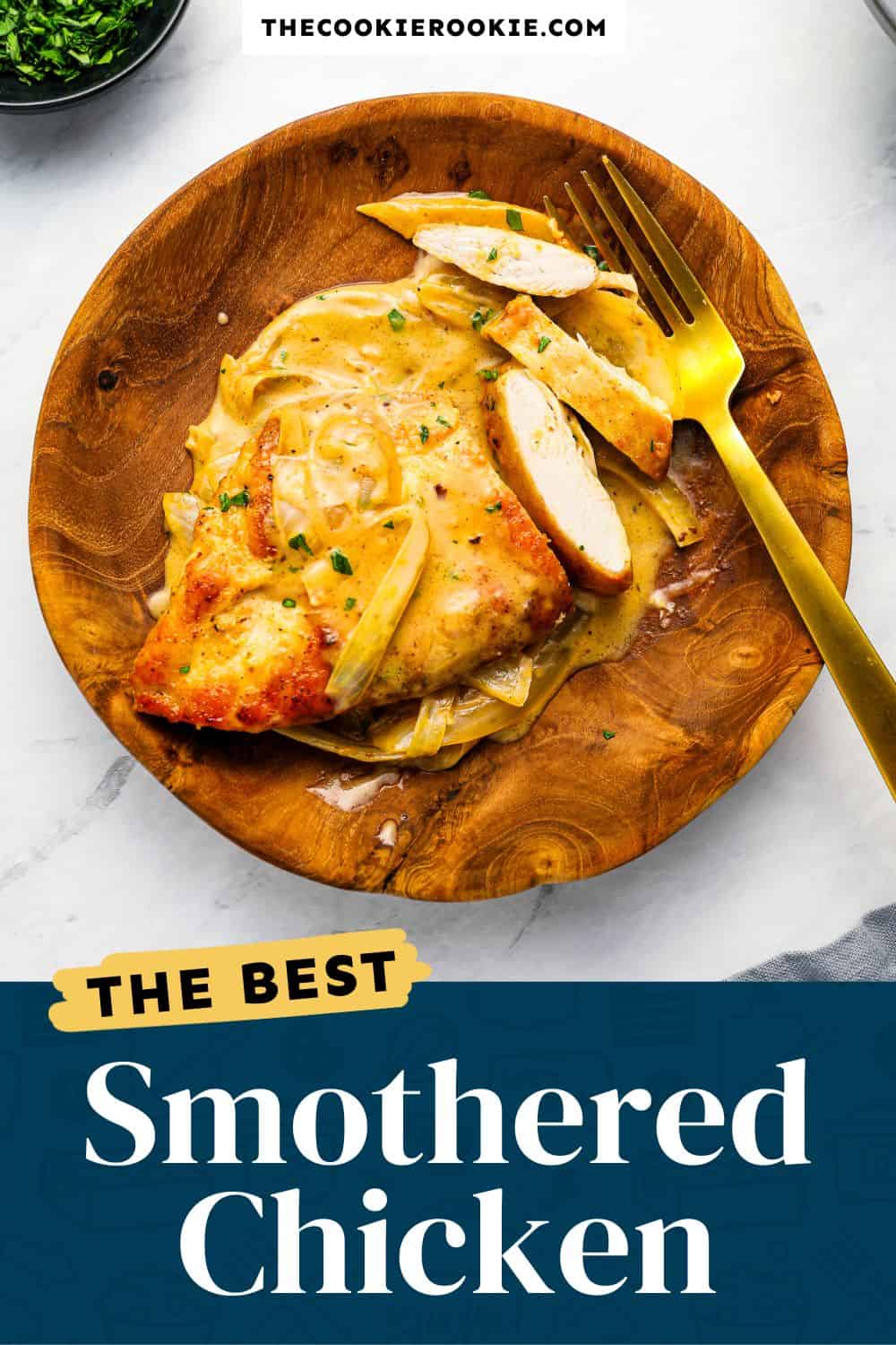 Smothered Chicken Recipe - The Cookie Rookie®