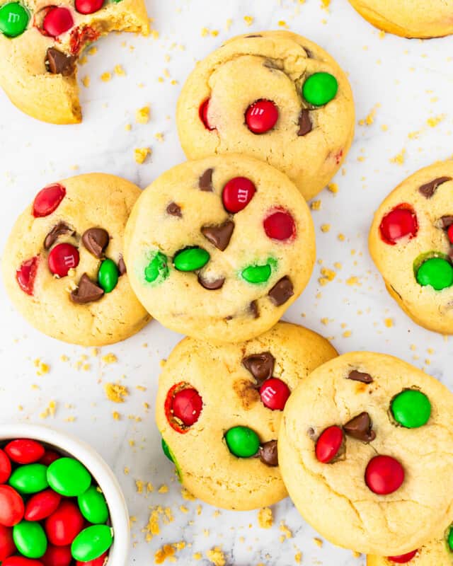 M&M Christmas Cookies Recipe - The Cookie Rookie®