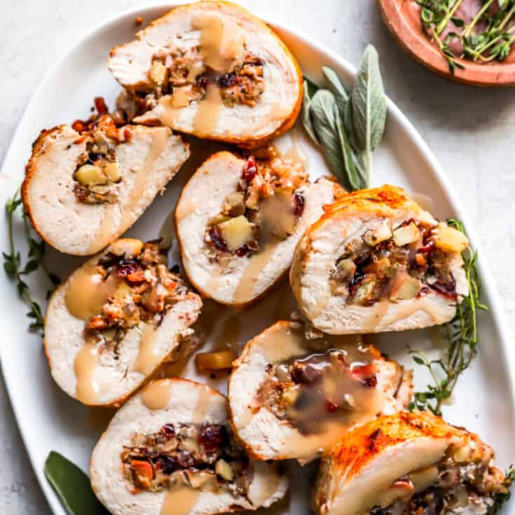 Turkey Roll Recipe (Turkey Roulade) - The Cookie Rookie®