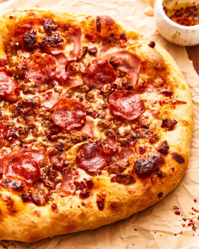 Meat Lover's Pizza Recipe - The Cookie Rookie®