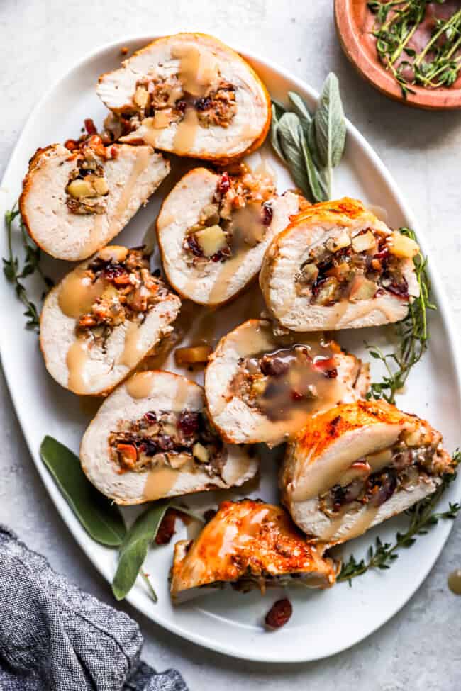 Turkey Roll Recipe (Turkey Roulade) - The Cookie Rookie®