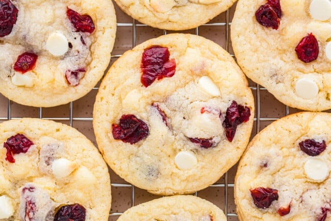White Chocolate Cranberry Cookies Recipe - The Cookie Rookie®