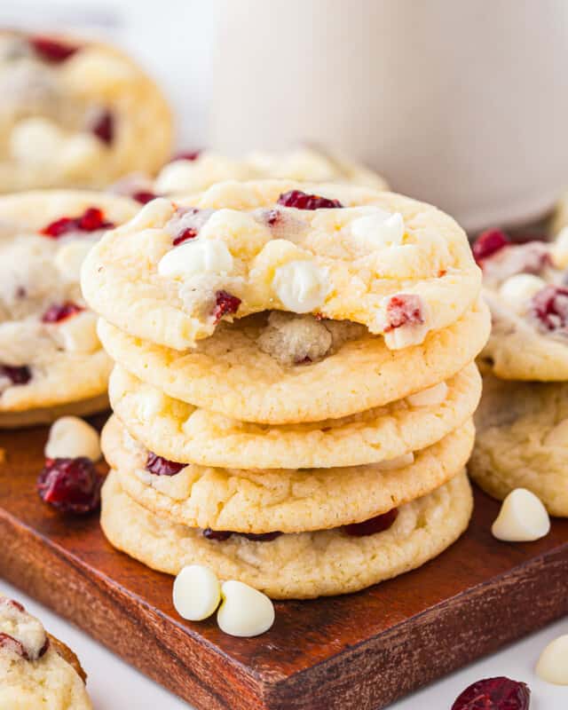 White Chocolate Cranberry Cookies Recipe - The Cookie Rookie®