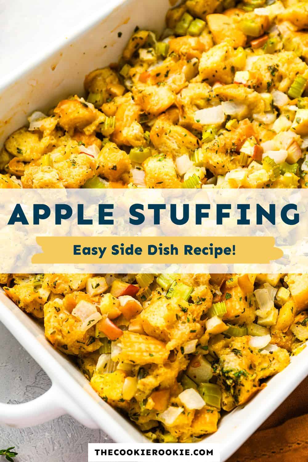 Apple Stuffing Recipe - The Cookie Rookie®