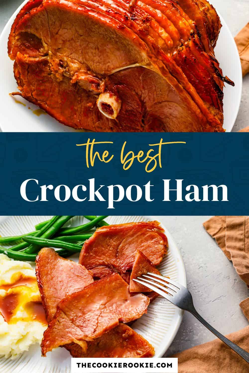 Easy Crockpot Spiral Ham Recipe - The Cookie Rookie®
