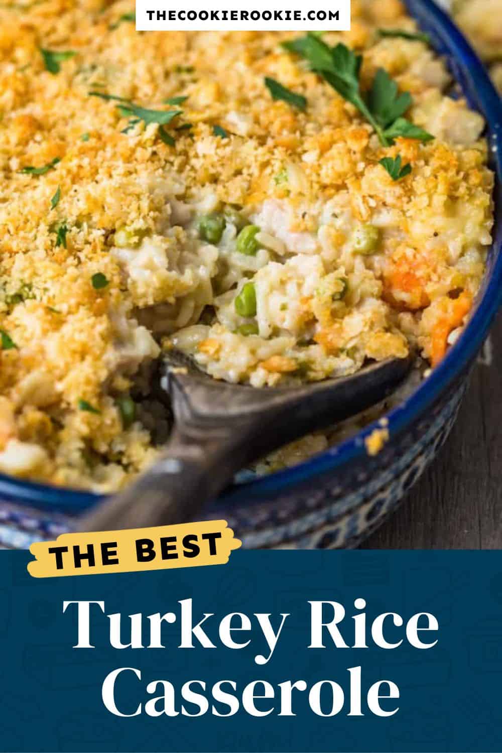 Turkey Rice Casserole Recipe - The Cookie Rookie®