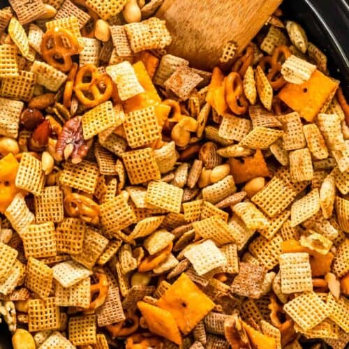 Crockpot Chex Mix Recipe - The Cookie Rookie®