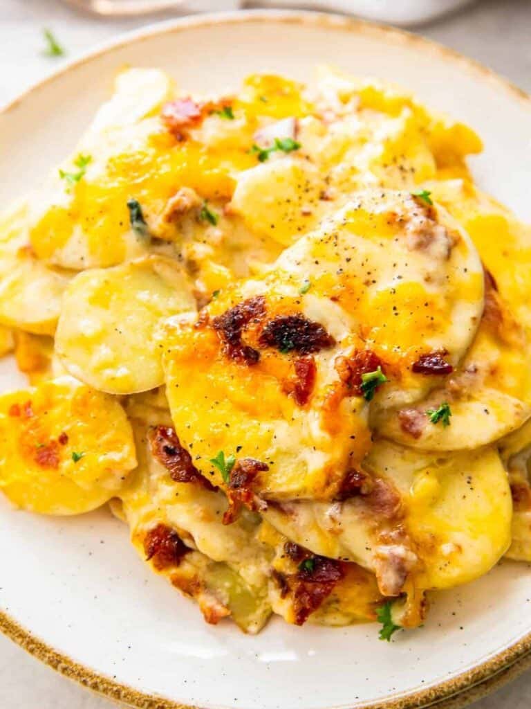 Loaded Scalloped Potatoes Recipe - The Cookie Rookie®