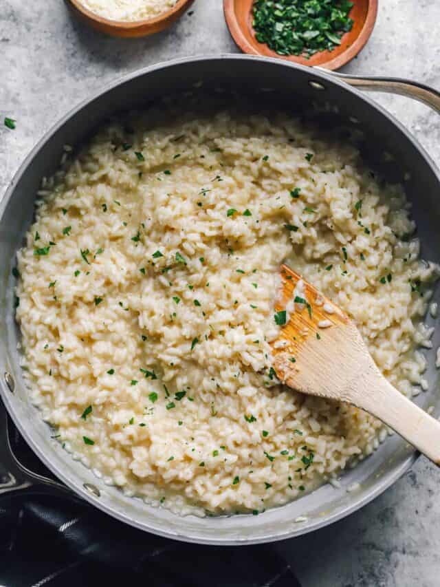 Parmesan Risotto - The Cookie Rookie®