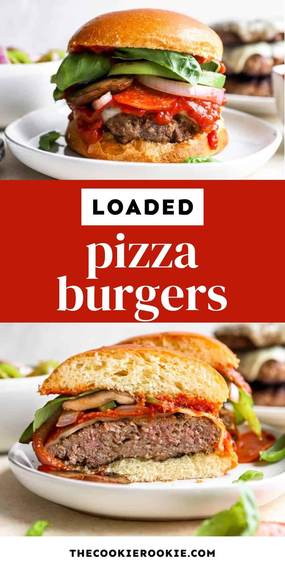 Pizza Burgers Recipe - The Cookie Rookie®