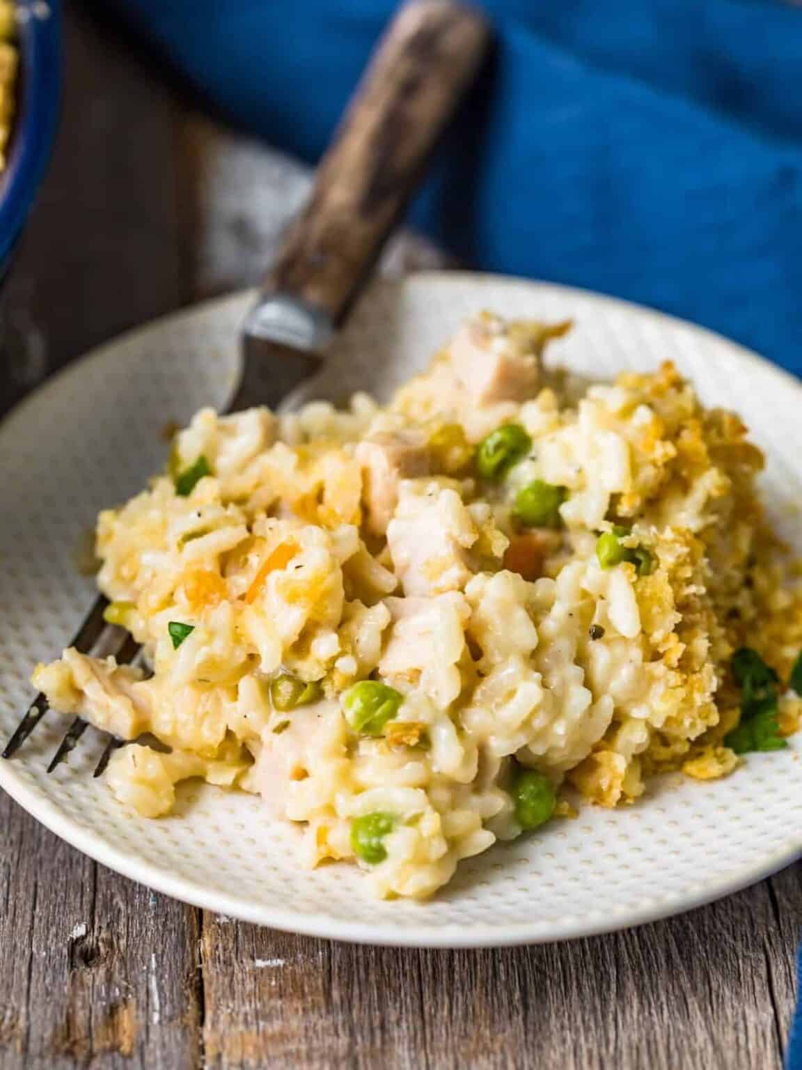 Turkey Rice Casserole Recipe - The Cookie Rookie®