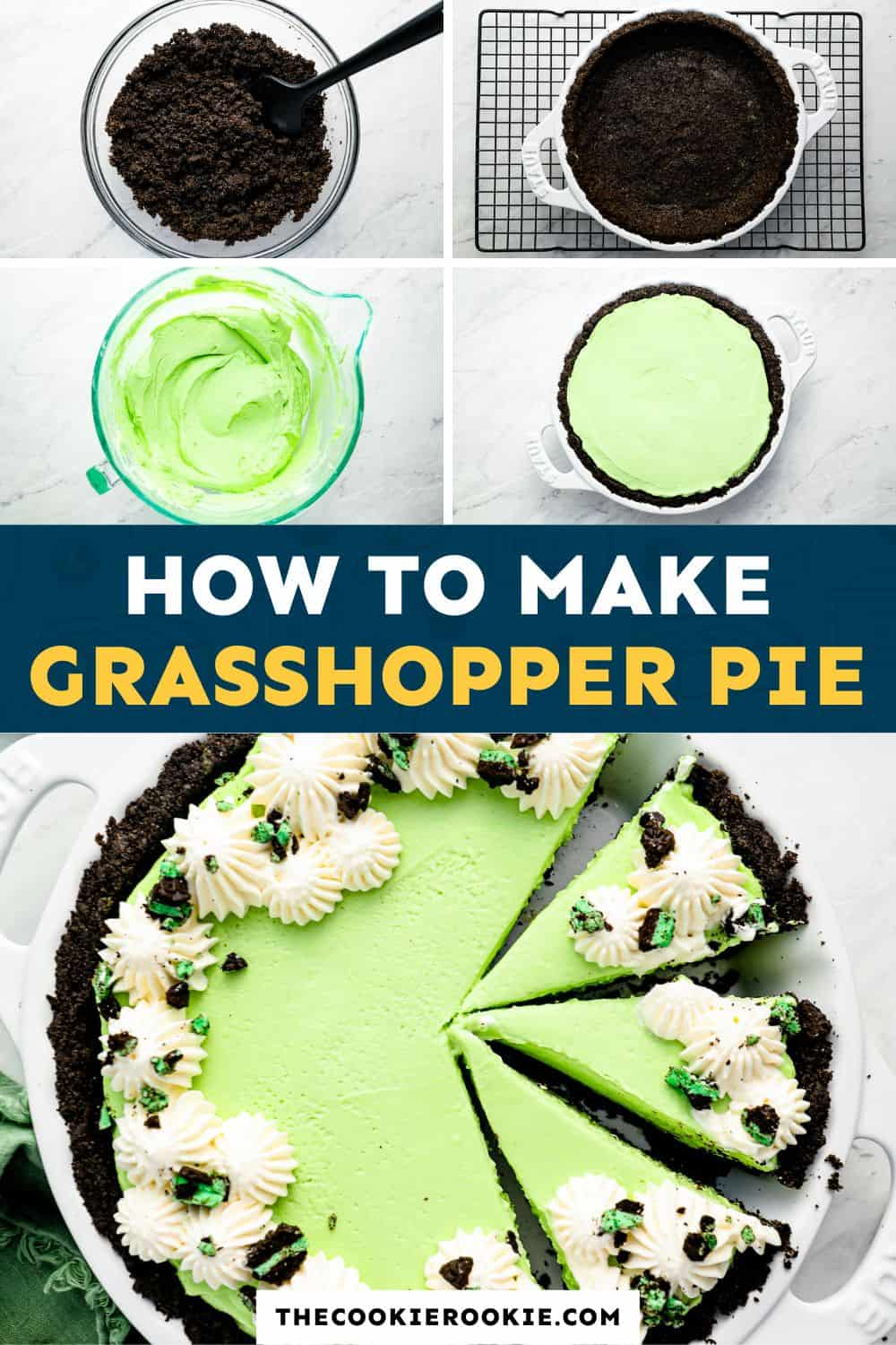 Grasshopper Pie Recipe - The Cookie Rookie®