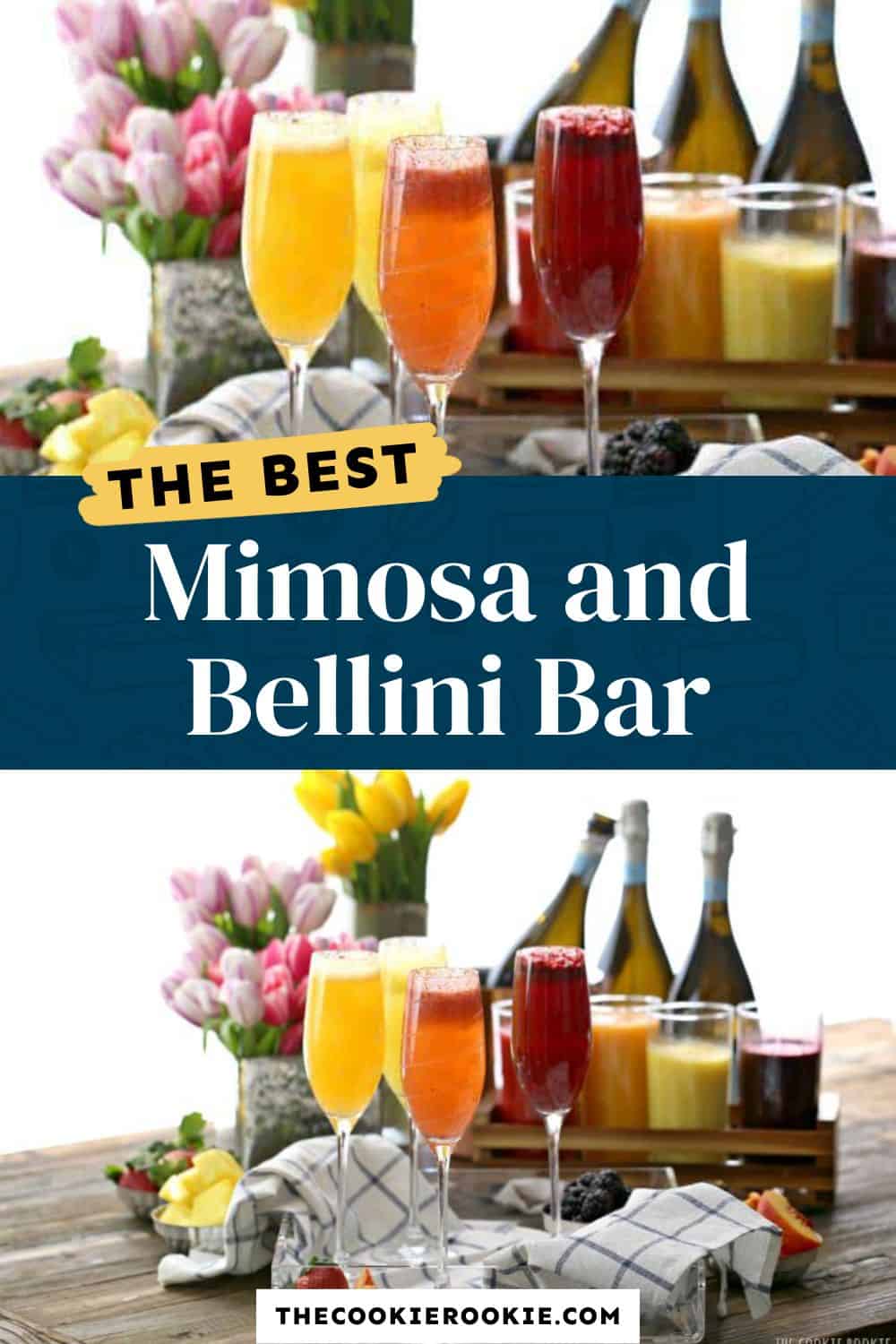 Mimosa Bar (+ Bellinis) Recipe - The Cookie Rookie®