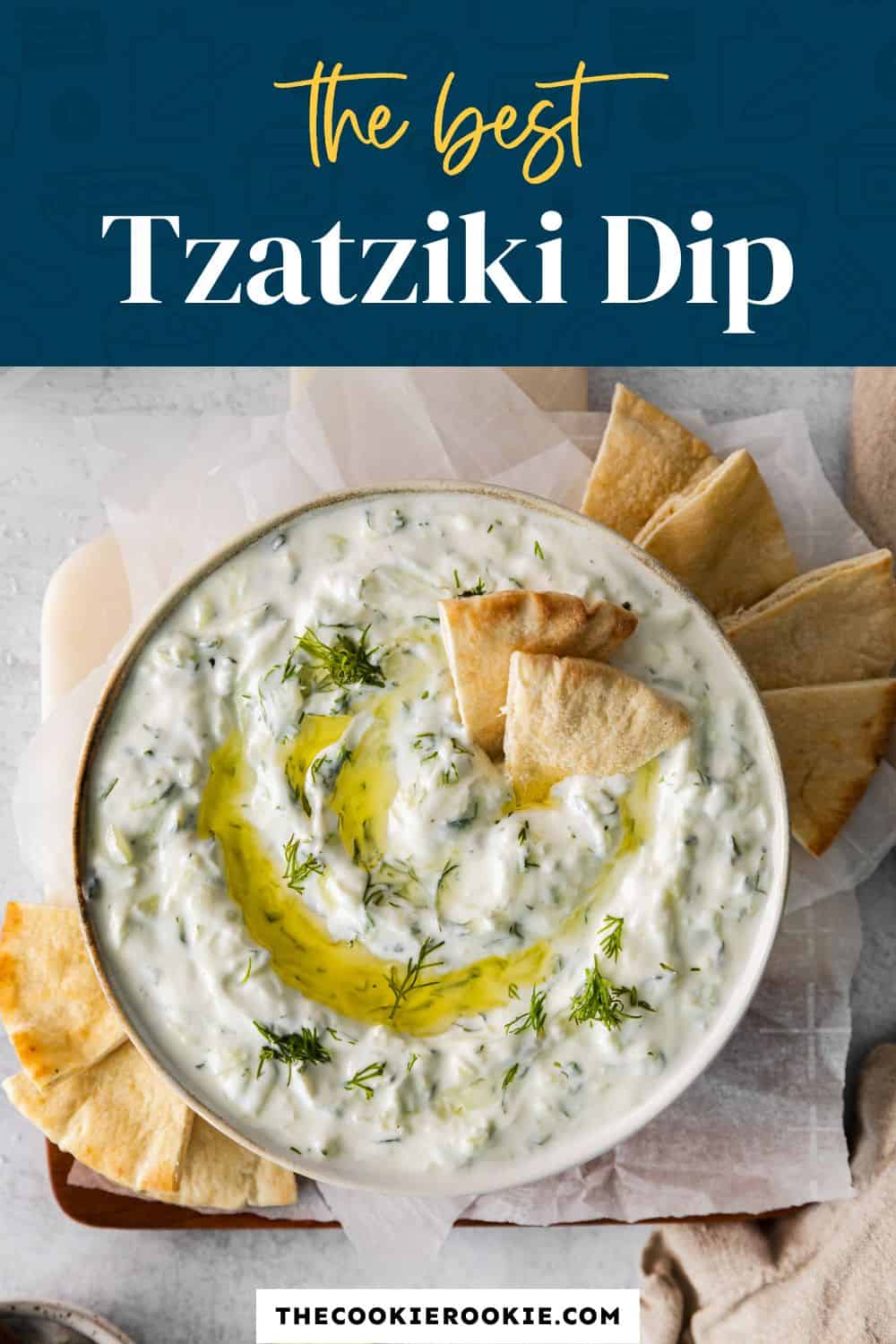 Tzatziki Dip Recipe - The Cookie Rookie®