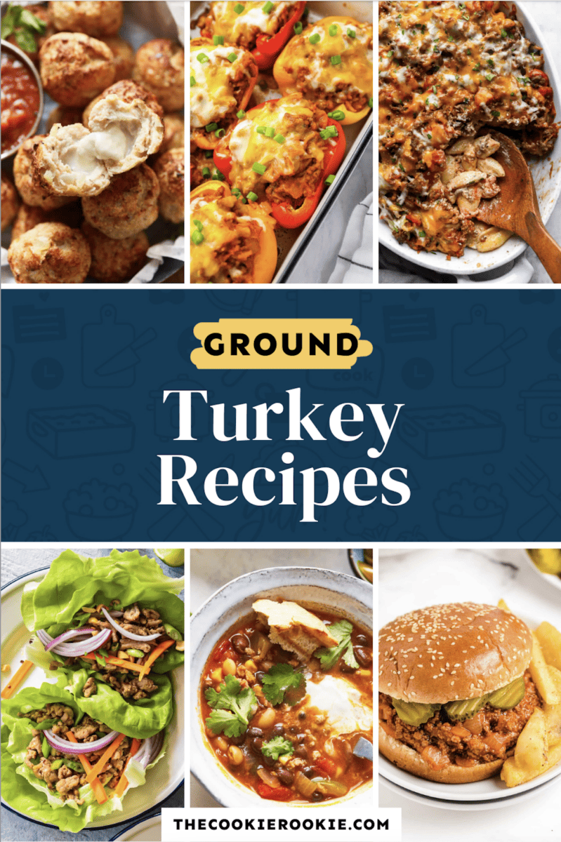 13 Easy Ground Turkey Recipes - The Cookie Rookie®
