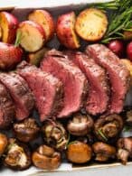 Christmas Beef Tenderloin (Sheet Pan Beef Tenderloin) Recipe - The ...