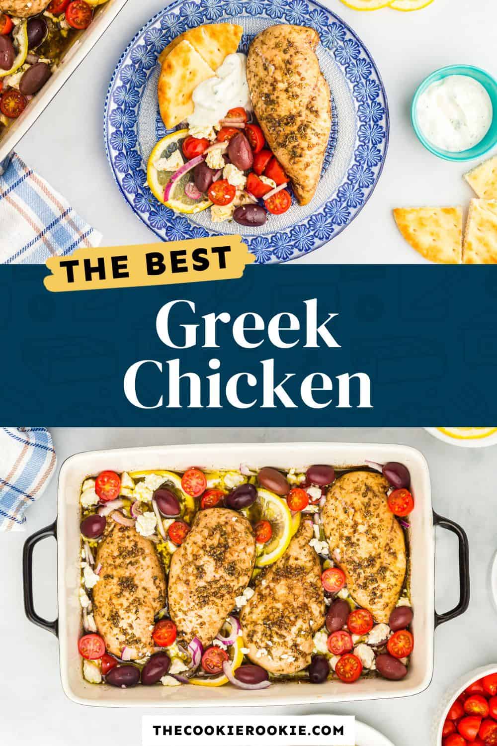 Greek Chicken Recipe - The Cookie Rookie®