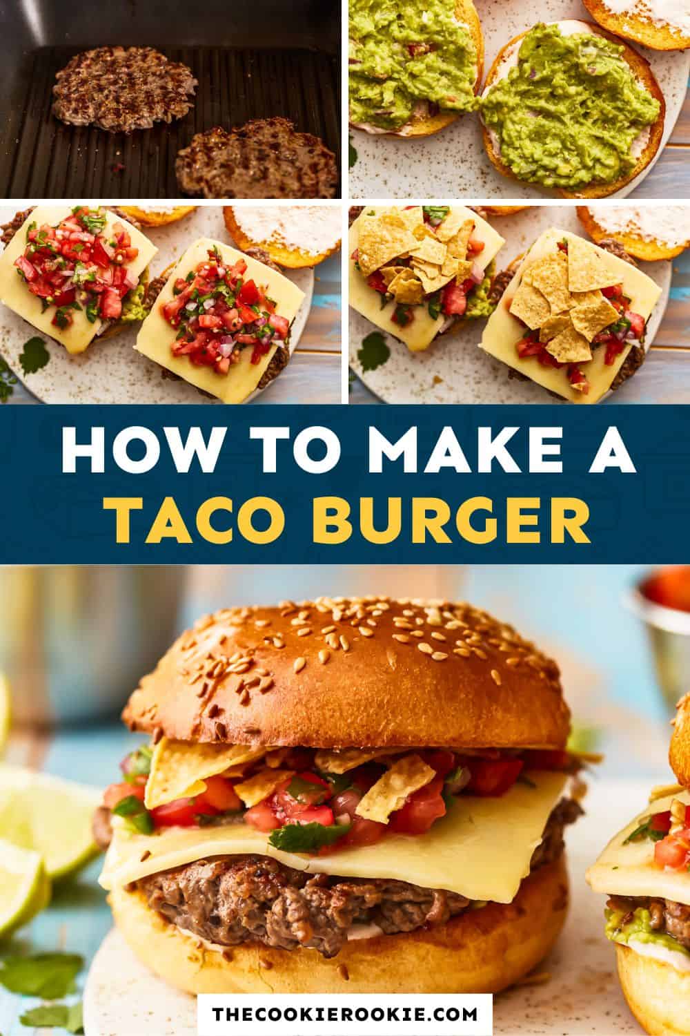 Taco Burger Recipe - The Cookie Rookie®