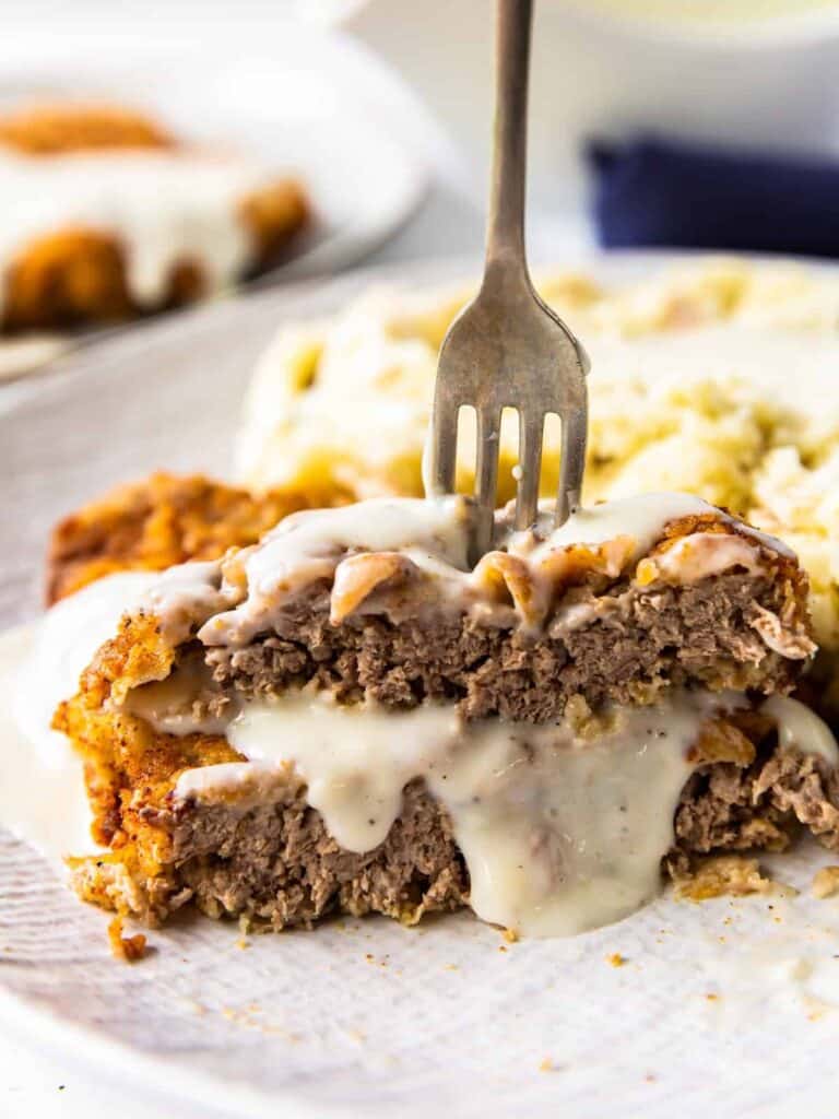 Chicken Fried Steak with Gravy Recipe - The Cookie Rookie®