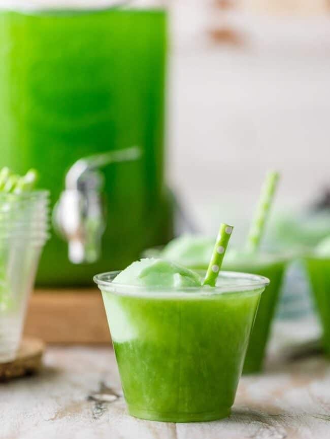 Lime Sherbet Punch Recipe (St. Patrick's Day Punch) - The Cookie Rookie®