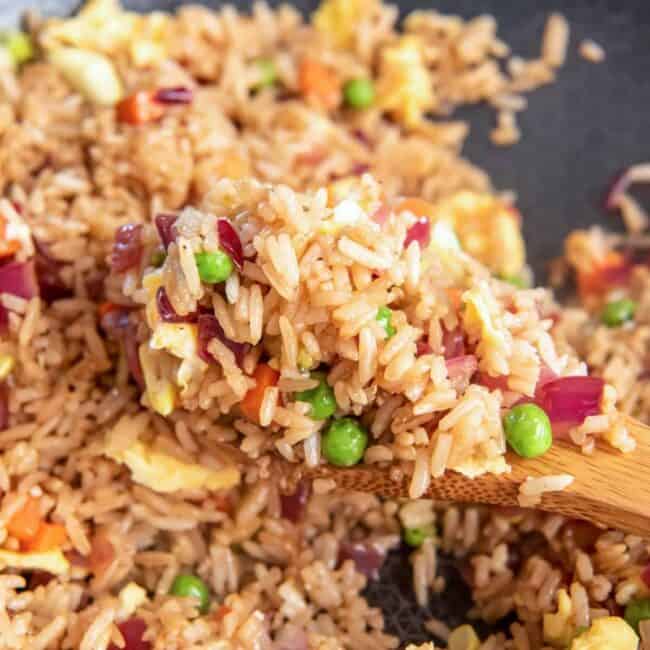 Vegetable Fried Rice Recipe - The Cookie Rookie®