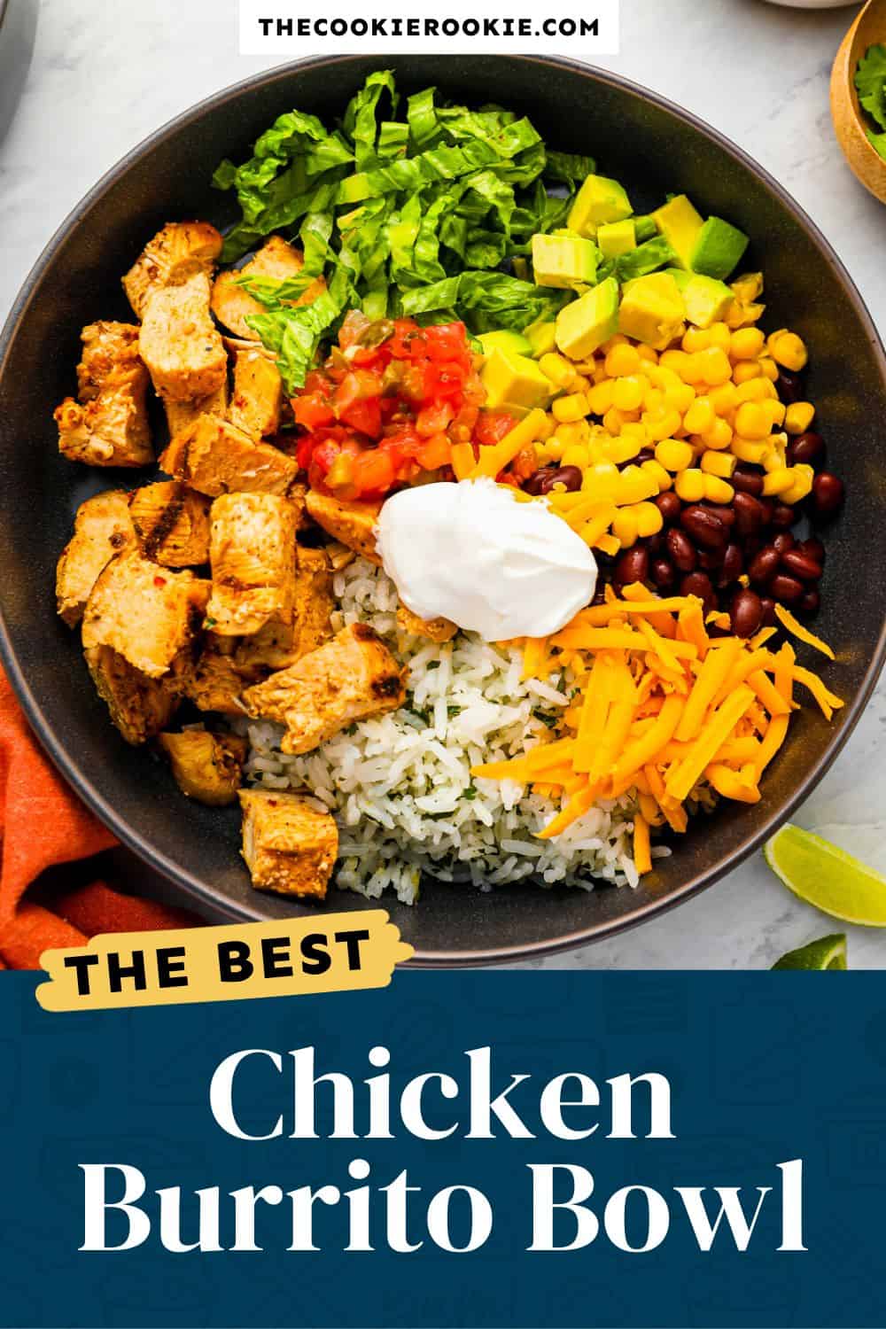 Chicken Burrito Bowl Recipe (Copycat Chipotle Chicken) - The Cookie Rookie®
