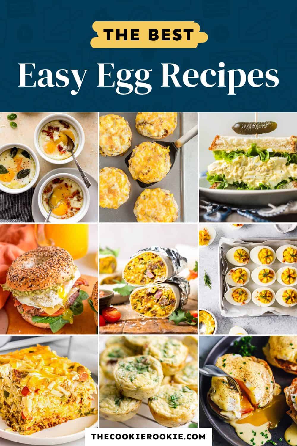 37 Egg Recipes for Breakfast, Brunch, or Dinner - The Cookie Rookie®