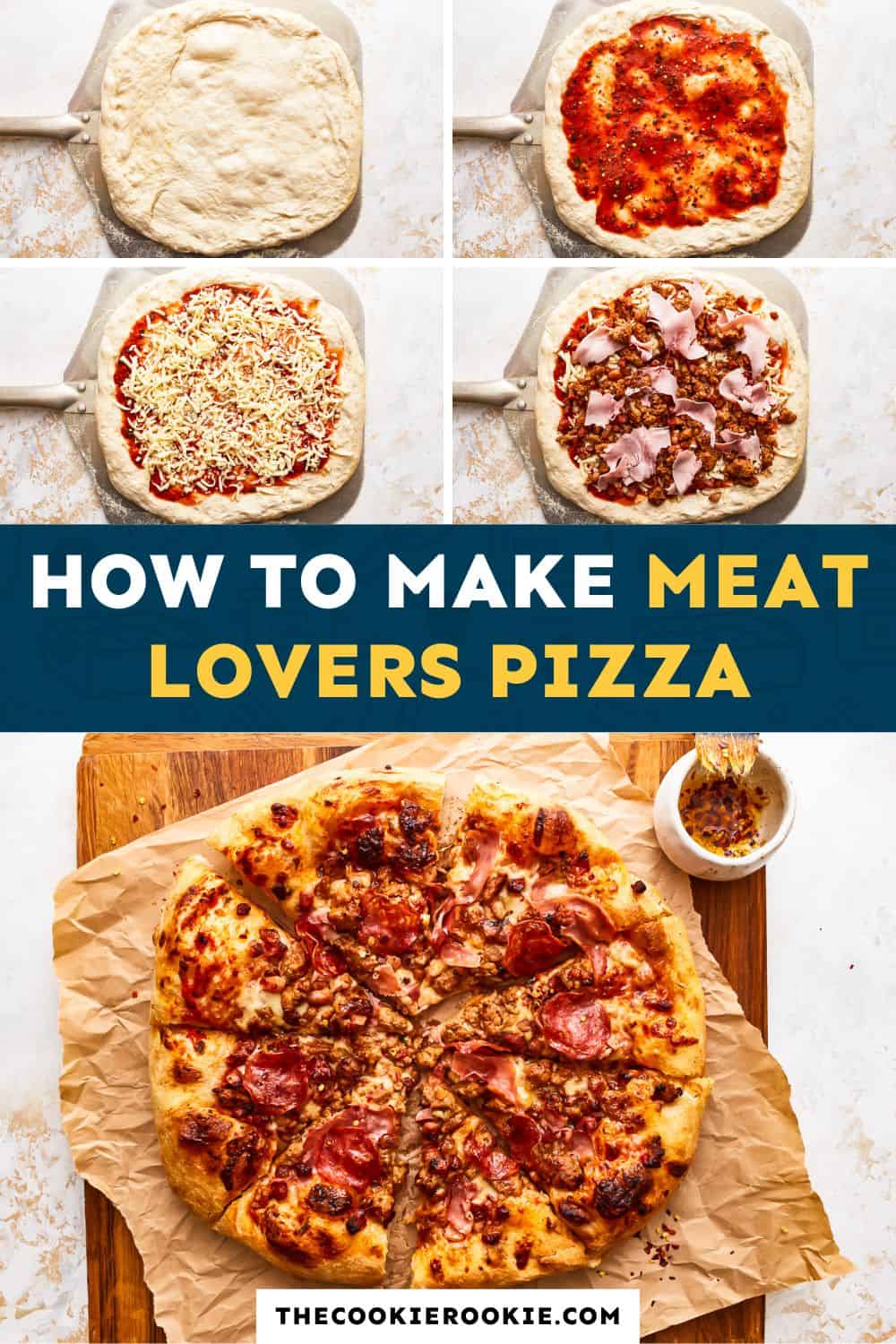 Meat Lover's Pizza Recipe - The Cookie Rookie®