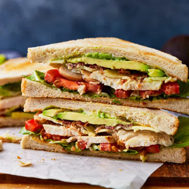 Chicken Club Sandwich Recipe - The Cookie Rookie®